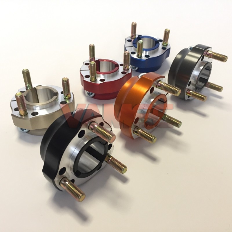 Kart Aluminium rear wheel hub D.30x30mm Key 6/8mm | VAMEC